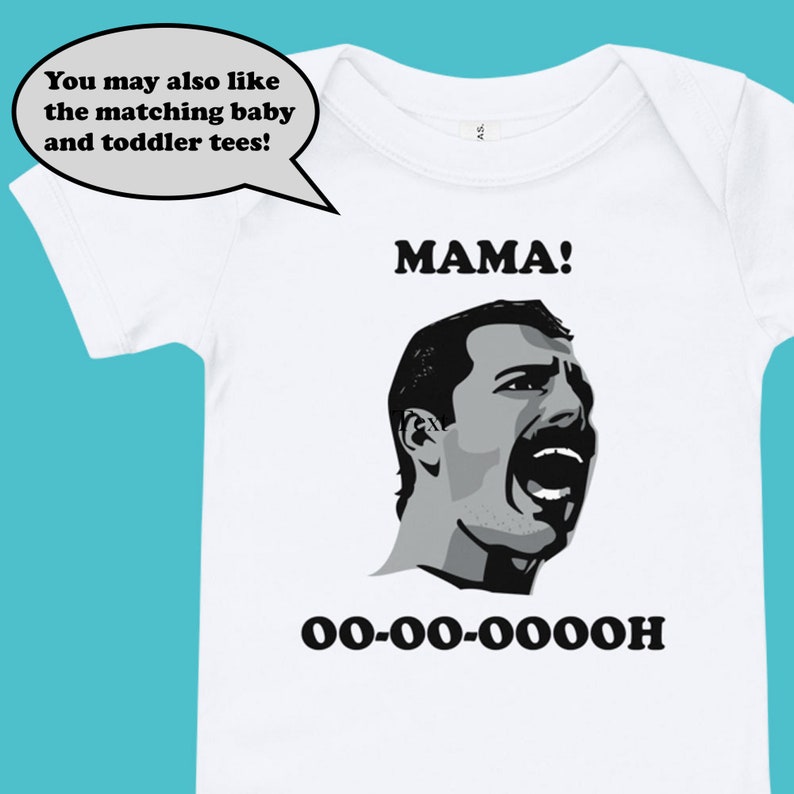 Freddie Mercury Mama Ooh Family Tees Funny Mother's Day - Etsy