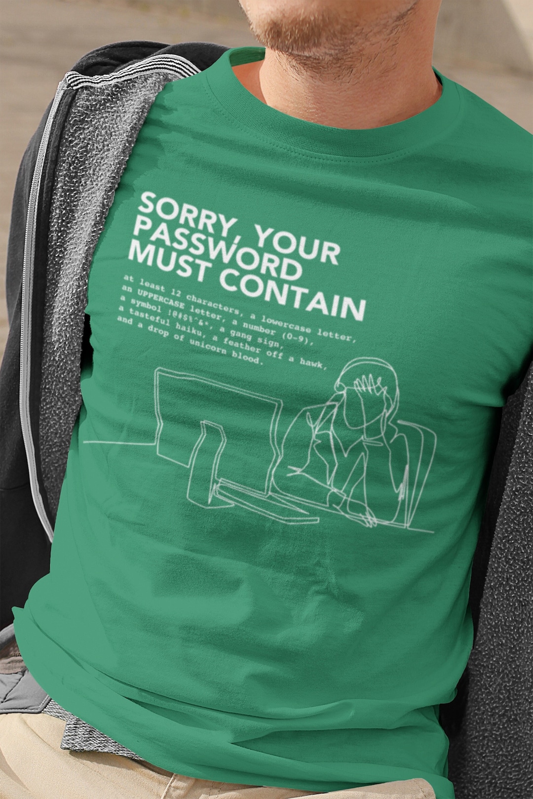 Funny Password Requirements Shirt: Gift for System Admins & Tech Geeks ...