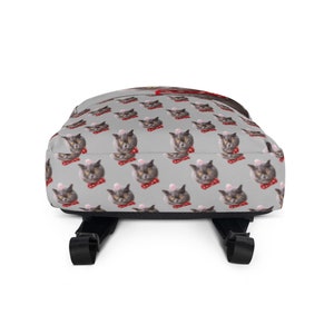 Grumpy Cat Backpack With Custom Monogram Funny Gift for Cat - Etsy