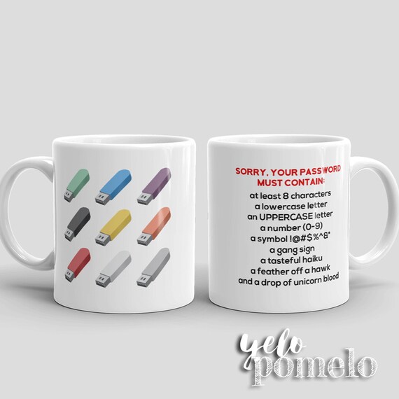 Sorry Your Password Must Contain Mug Funny Coffee Mug Gift | Etsy