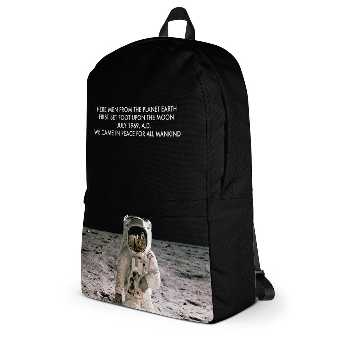 NASA Moon Landing Backpack With Iconic Astronaut Buzz Aldrin - Etsy