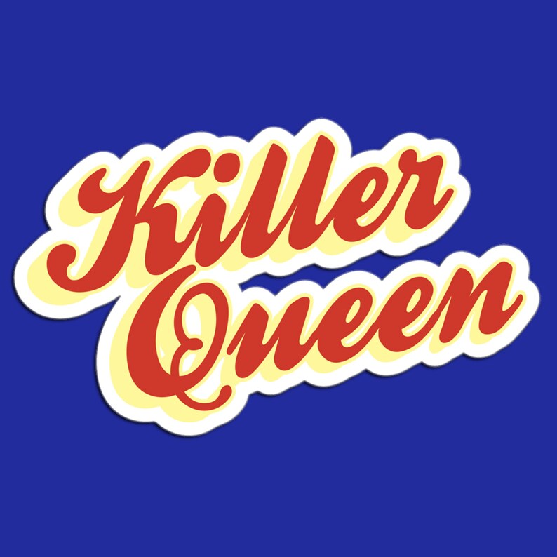 Killer Queen Sticker Fun Retro Style Laptop Decal for Queen | Etsy