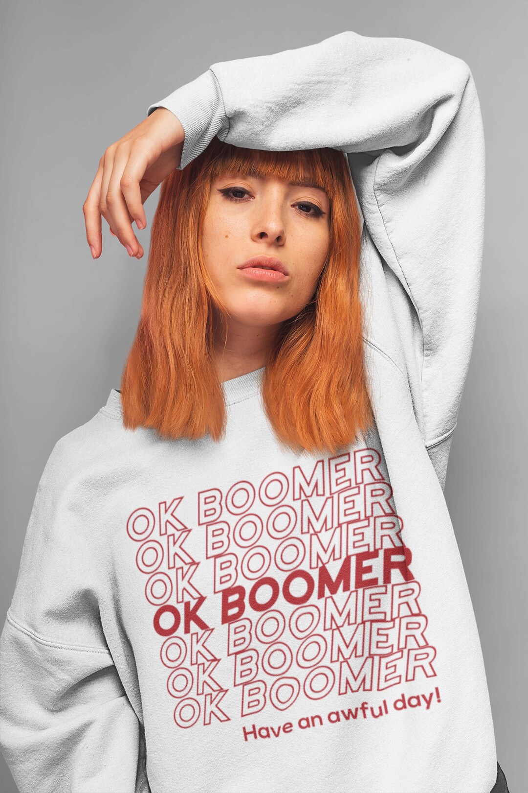 OK BOOMER Sweatshirt, le cadeau Snarky parfait pour les Millennials ...