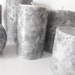 Grey Pillar Candles Unique Decorative Candles With Marble Texture ...