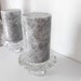 Grey Pillar Candles Unique Decorative Candles With Marble Texture ...