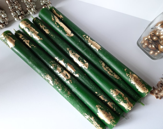 Emerald Green Pillar Candles. Unique Candles for Emerald Green Decor ...