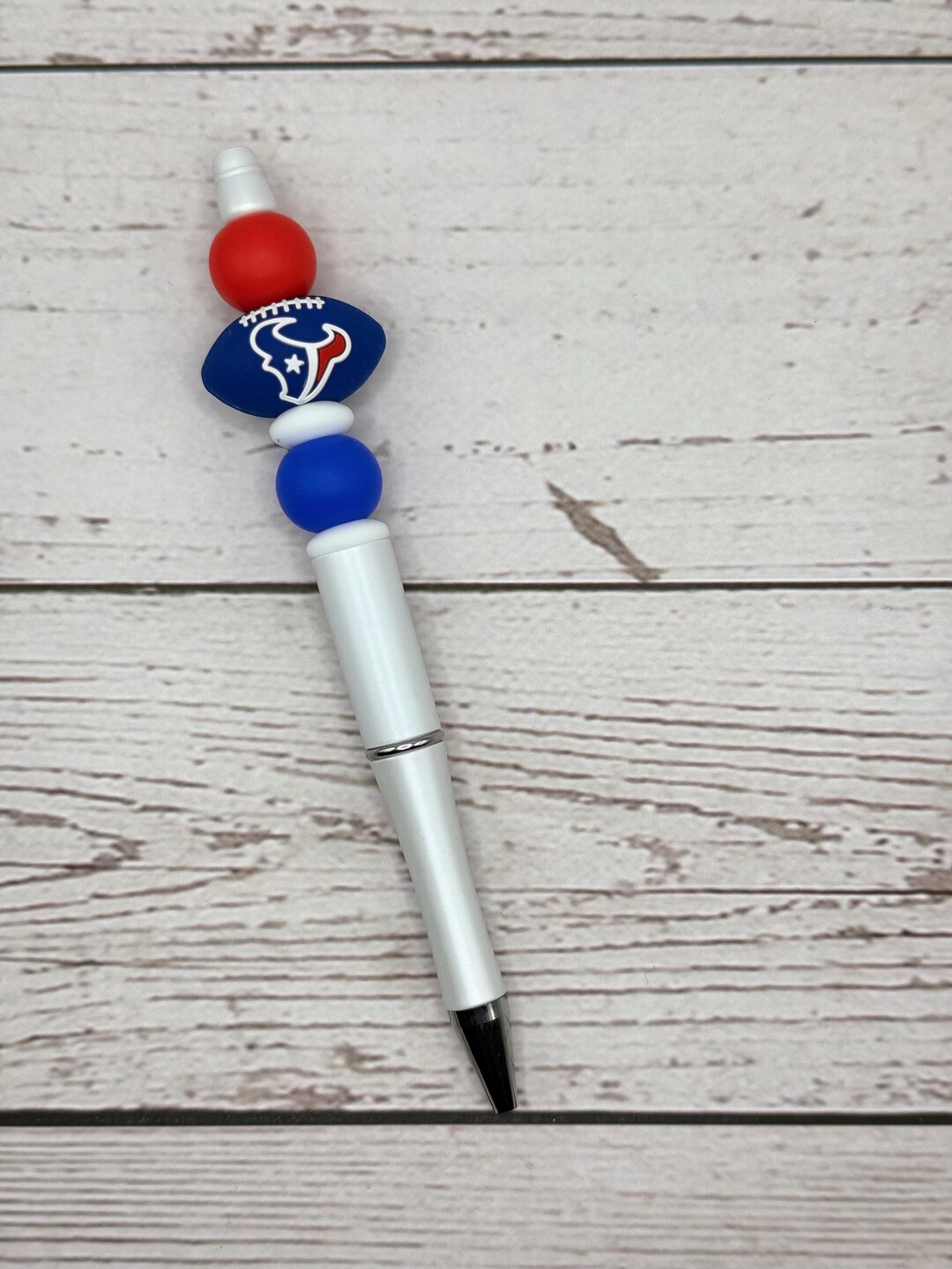 NFL Silicone Beaded Pen – Perfect for Game Day Fans - Etsy