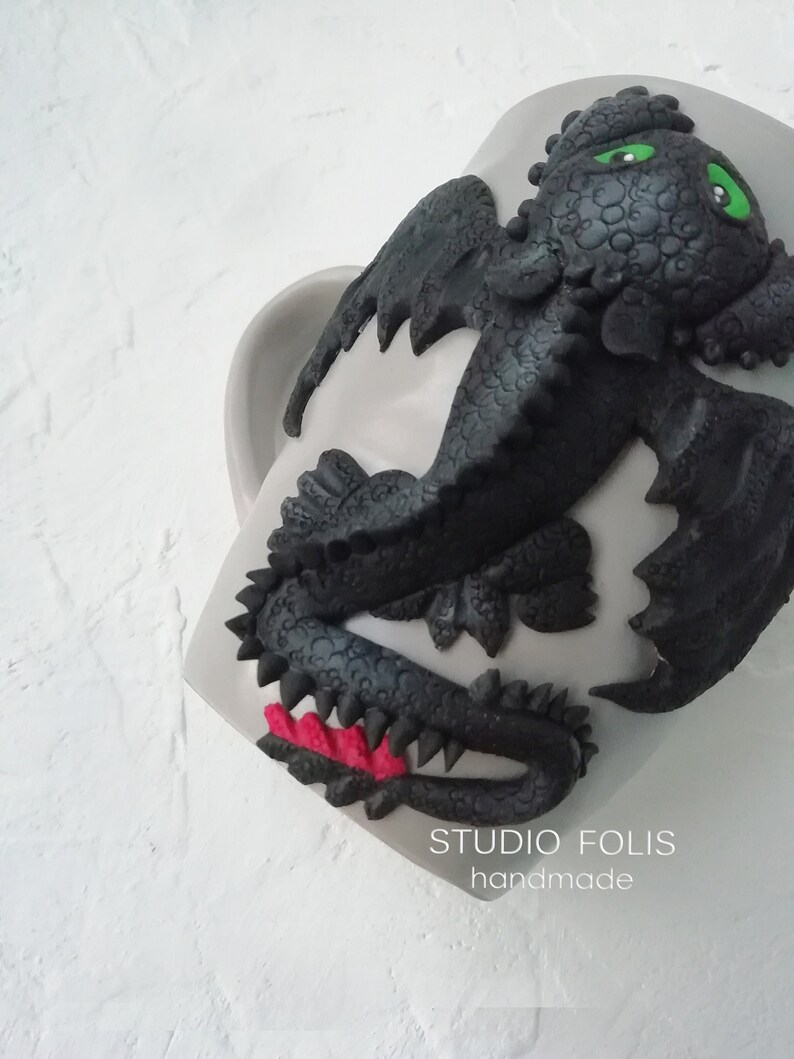 Toothless Dragon Mug How to Train Your Dragon Personalized - Etsy