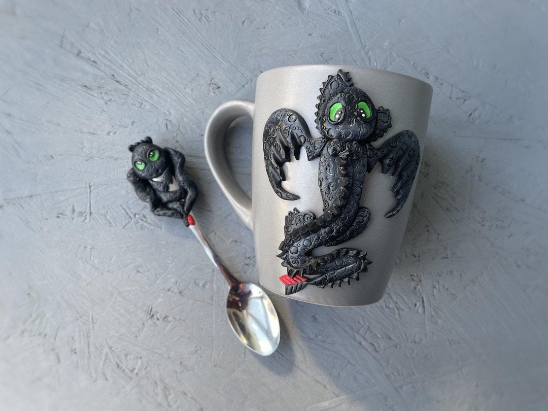 Toothless Dragon Mug, How to Train Your Dragon, Personalized Gift for ...