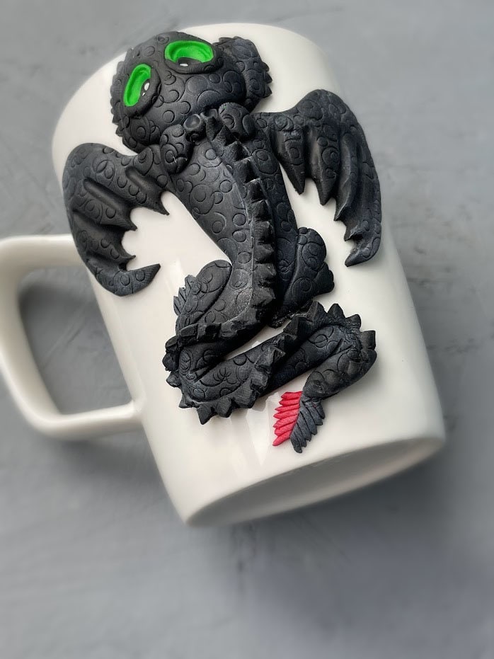 Toothless Dragon Mug How to Train Your Dragon Personalized - Etsy