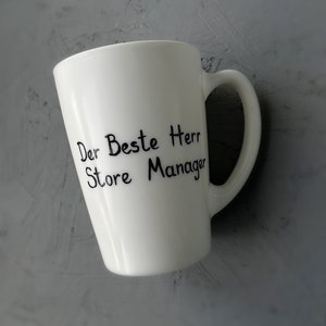 Personalized Best Manager Mug, Custom Portrait Mug From Photo, Coffee ...