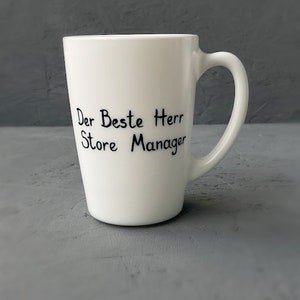 Personalized Best Manager Mug, Custom Portrait Mug From Photo, Coffee ...