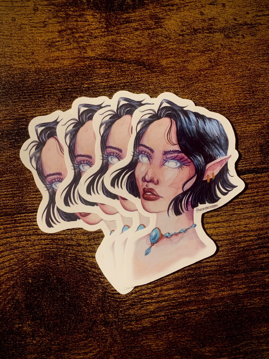 Fantasy Sticker, Thorns and Roses, Lady Head, High Fae, Book Sticker - Etsy