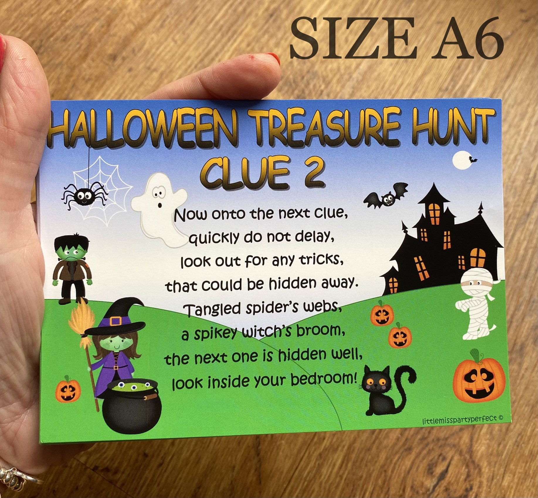 Halloween Party Games Scavenger Hunt Clues Trick or Treat | Etsy UK