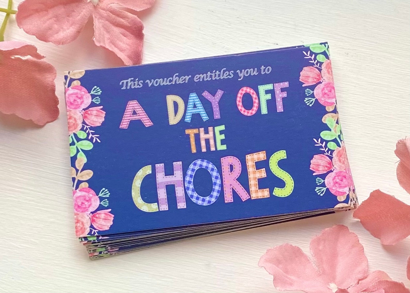 Mum Birthday Christmas Present Gift Voucher Cards Coupons - Etsy UK