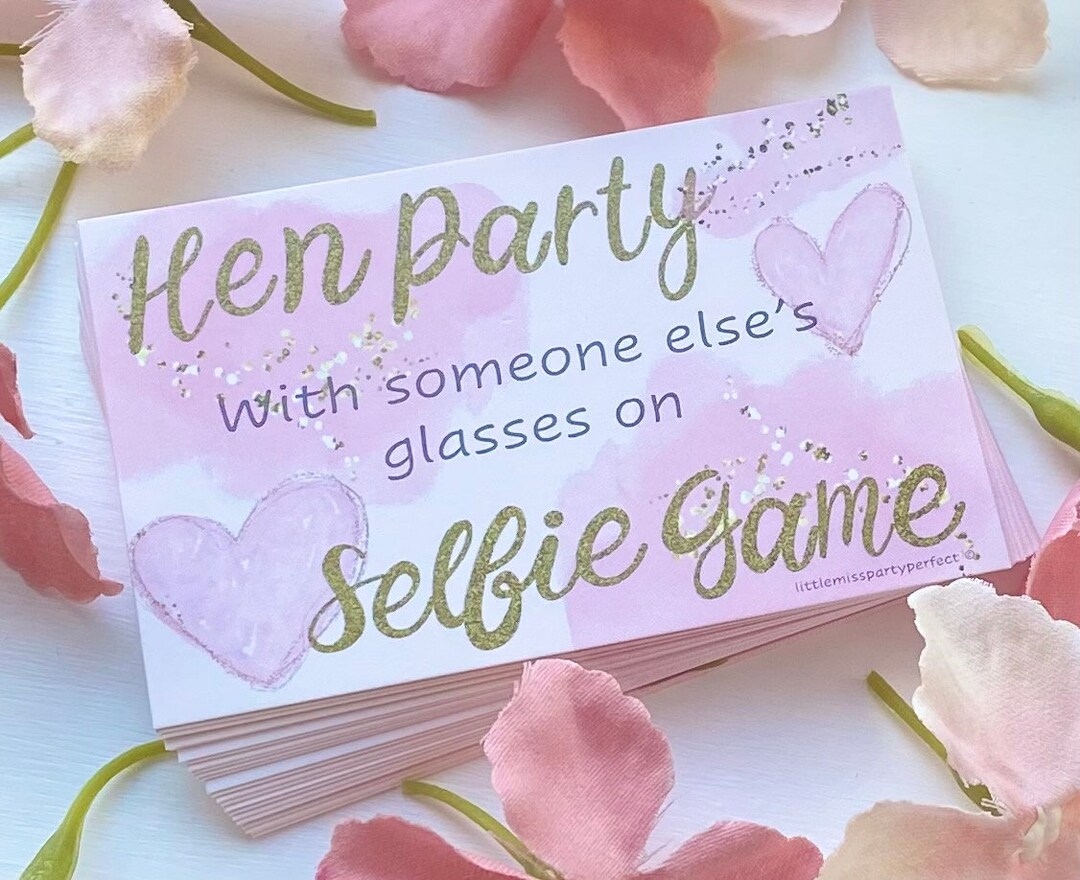 Hen Party Games, Selfie Photo Challenge Game, Funny Drinking Games ...
