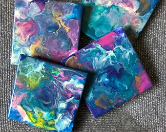 Hand painted ceramic tile | Etsy