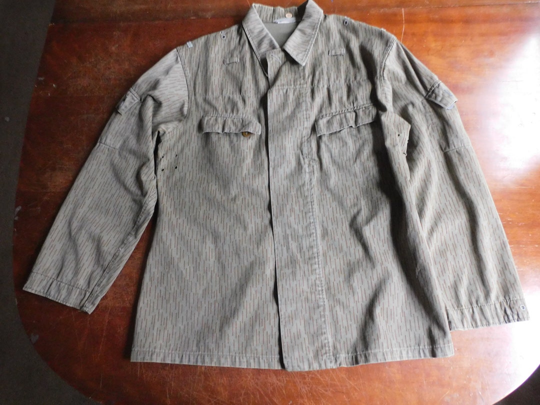 1970s East Germany DDR Army Rain Drop Pattern Camouflage Shirt or Light ...