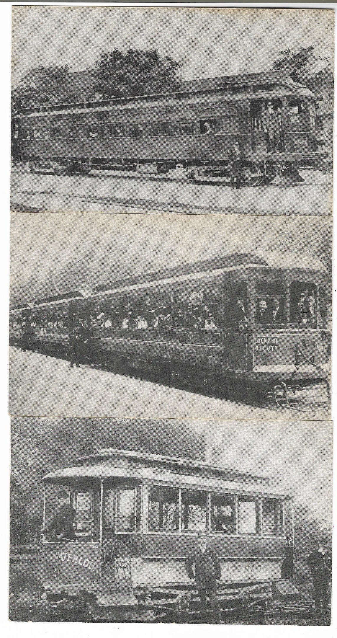 1967 Train and Trollies Three Postcards From Old Photos From William ...