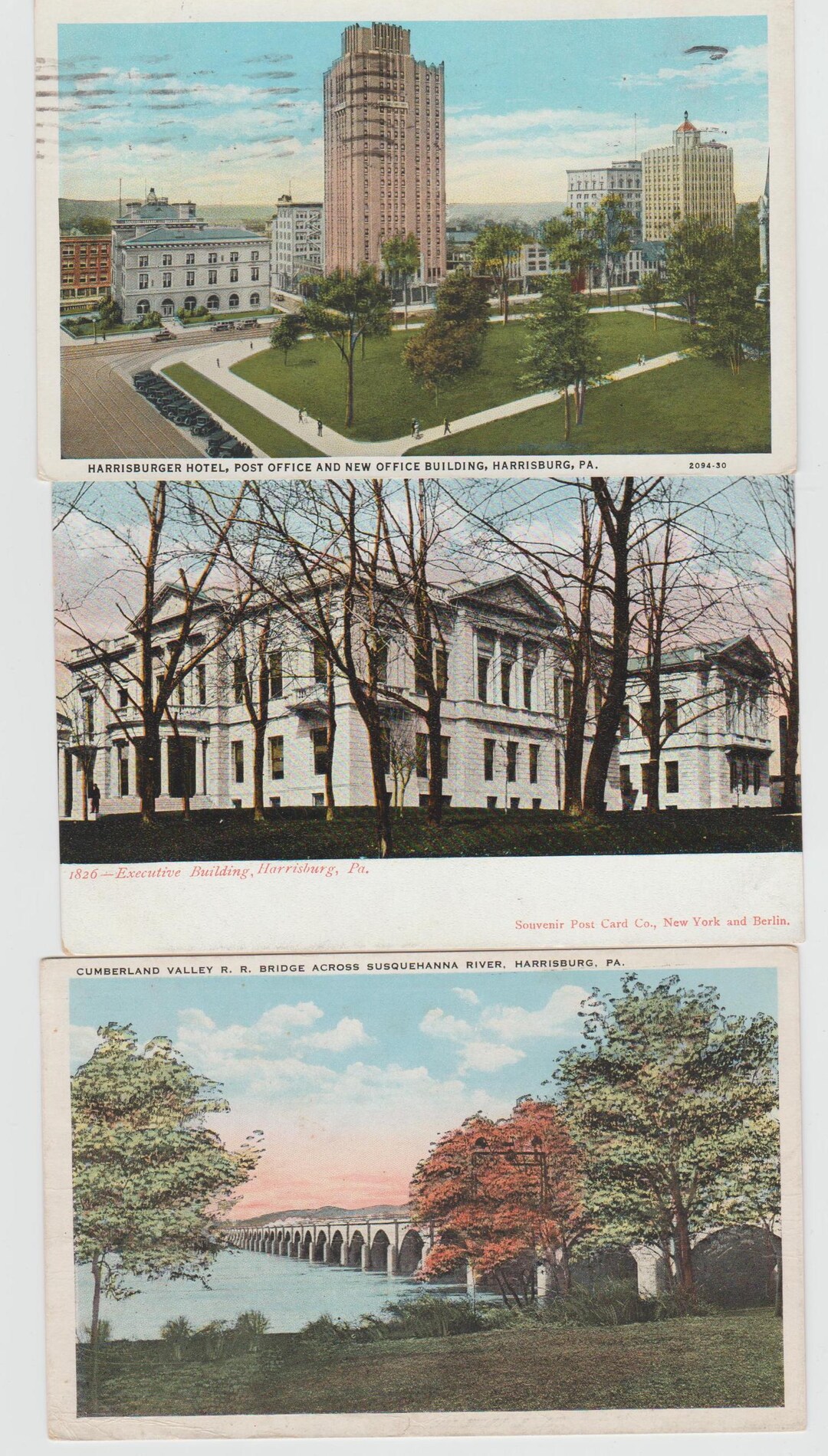 Harrisburg Pa 15 Vintage Postcards - Etsy