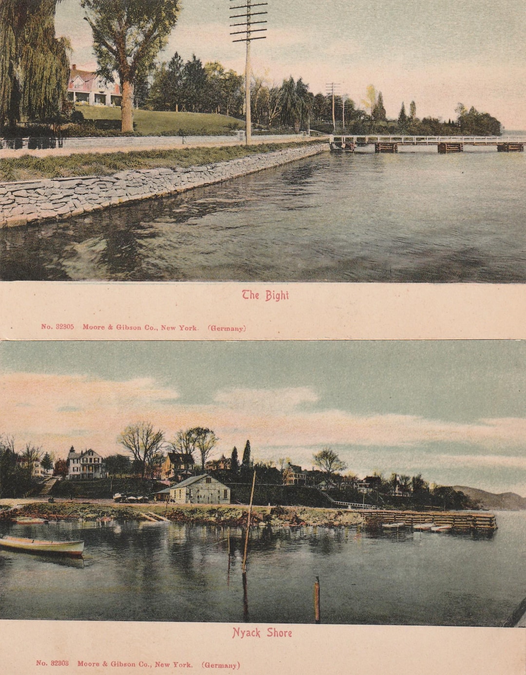 Nyack Shore NY and the Bight UDB Postcards 1907 or Older - Etsy