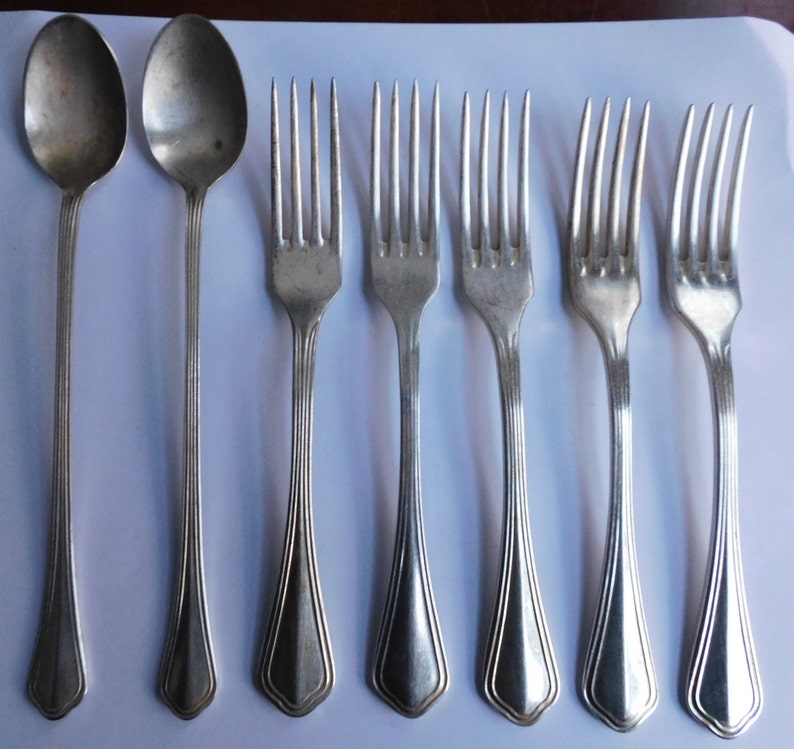 Vintage Corby Hall Heavy Stainless Forks and Sundae Spoons - Etsy