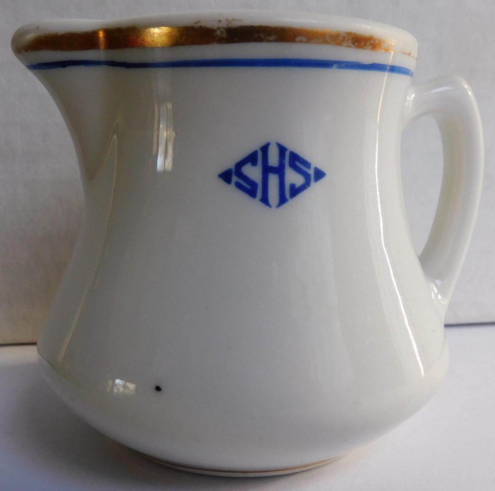 Vintage Restaurant Ware Creamer With SHS Logo Shenango China - Etsy