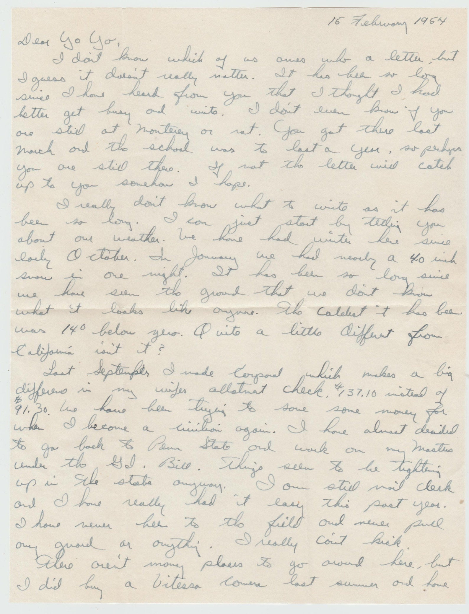 1944 and 1954 US Army Soldier's Letters in Envelopes - Etsy