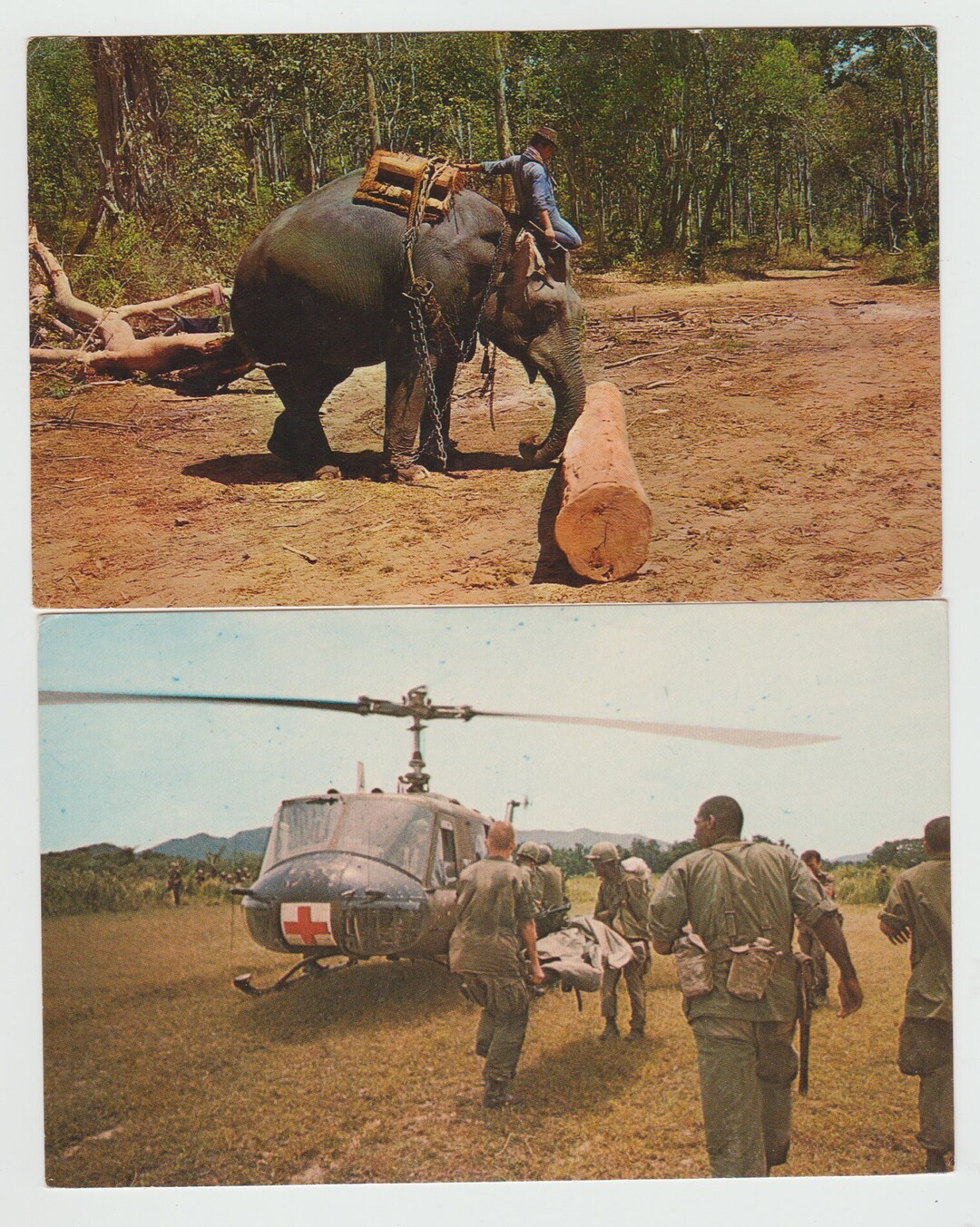 1960s Viet Nam War Two Postcards APO 96330 - Etsy