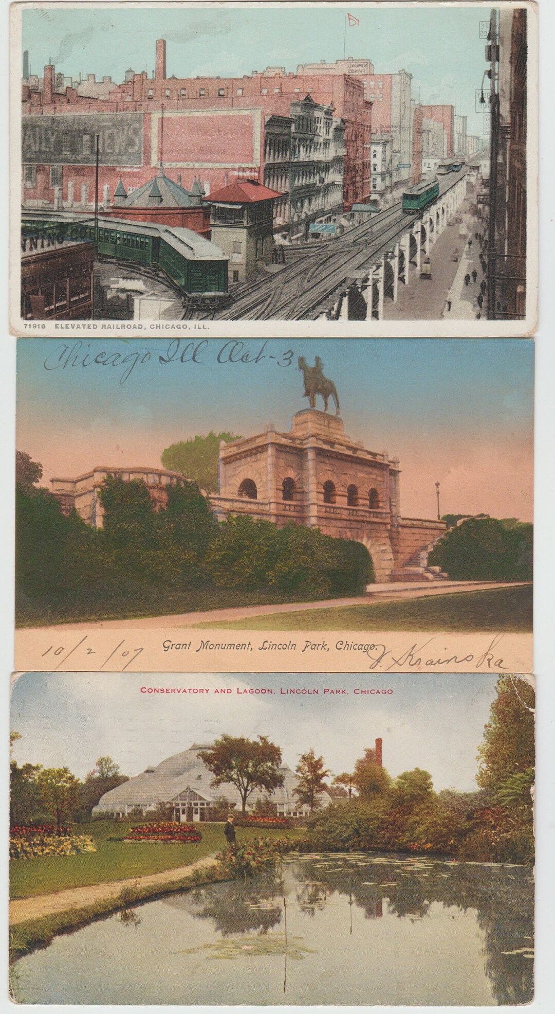 Chicago Illinois 26 Vintage Postcards - Etsy