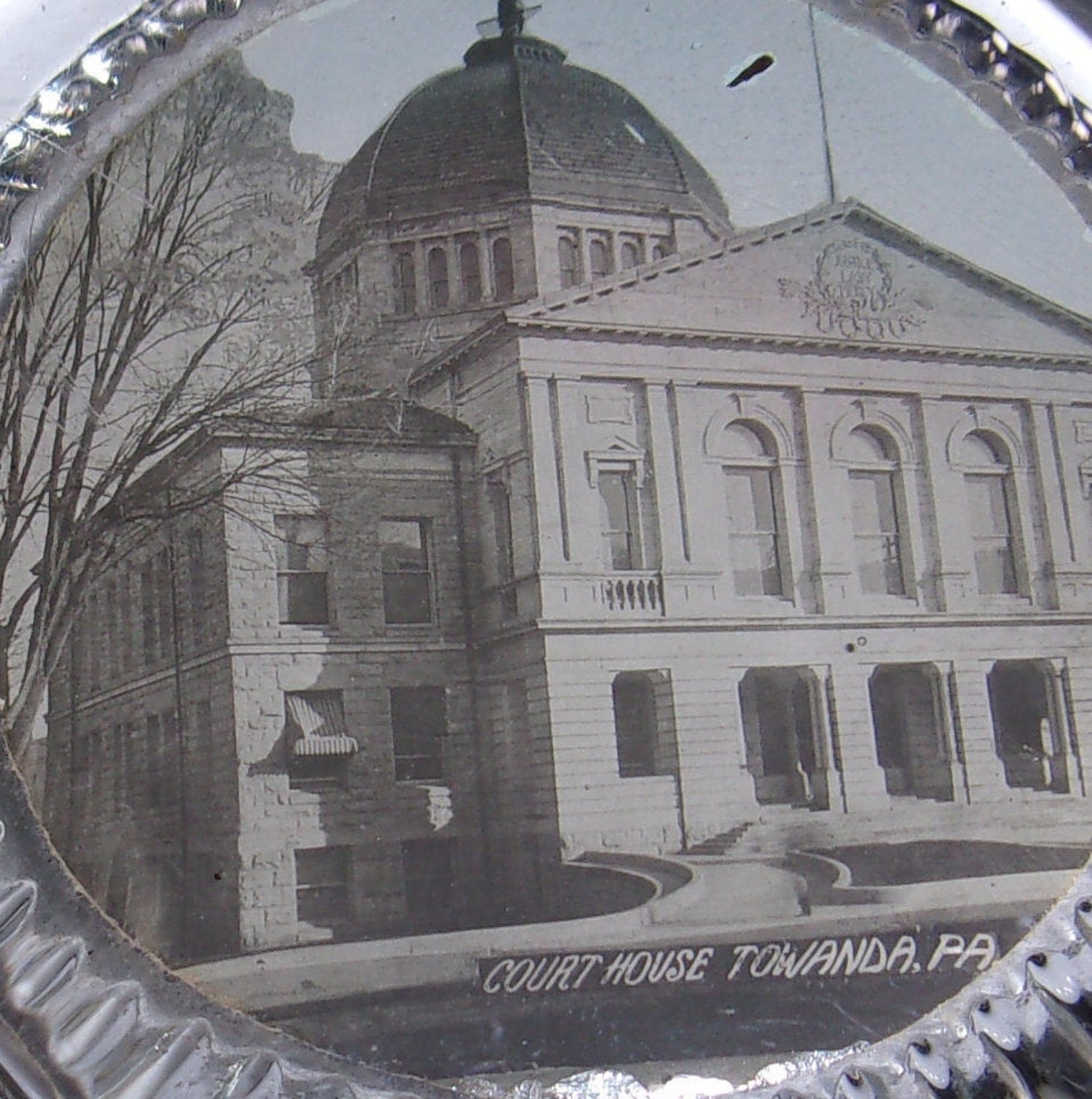 Early 1900s Court House Towanda Pa Paperweight | Etsy