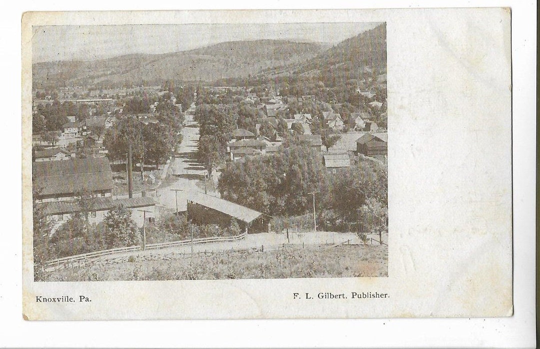 Knoxville Pa Three 1908 Postcards - Etsy