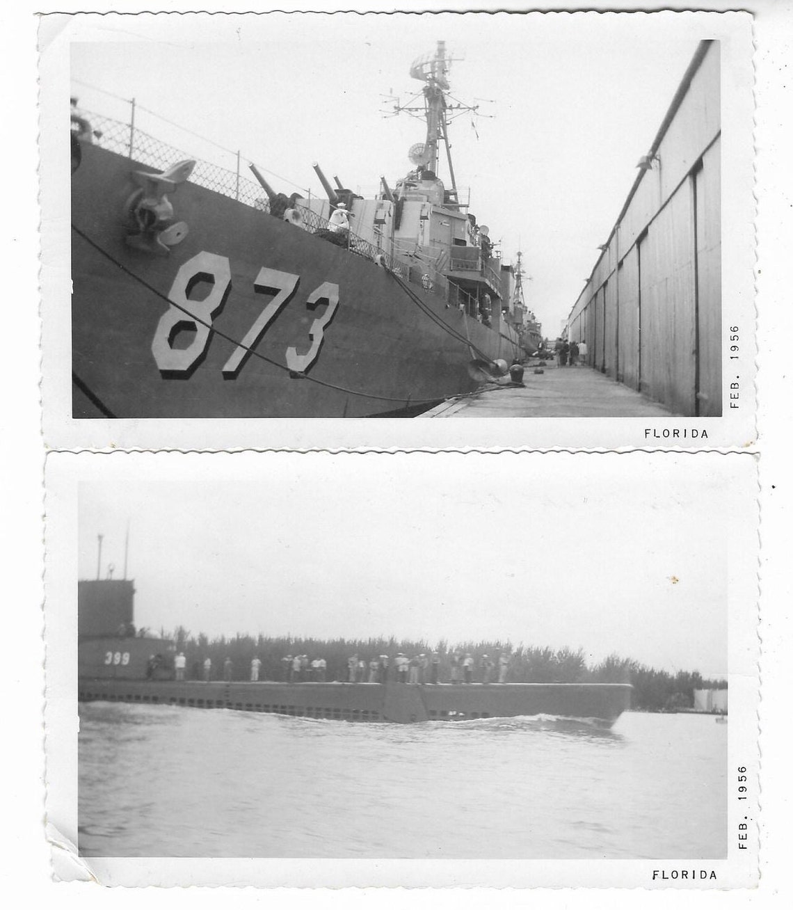 Four 1956 Original Photographs of US Navy Ships - Etsy