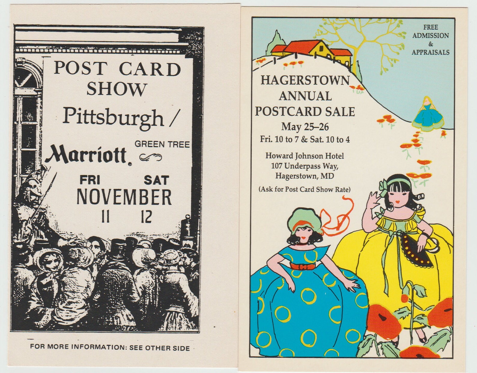 Postcard Shows Ten 1980s Postcards - Etsy
