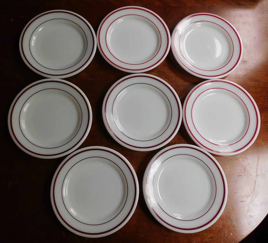 Eight Vintage Corning Glass Dinner Ware Plates - Etsy