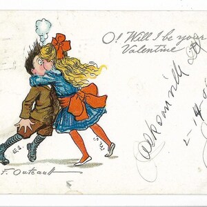 1905 and 1906 Outcault Valentine Postcards - Etsy