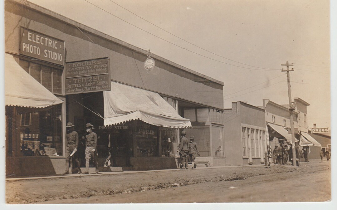 Camp Funston Kansas Electric Photo Studio Hippodrome Hippodrome Fire ...