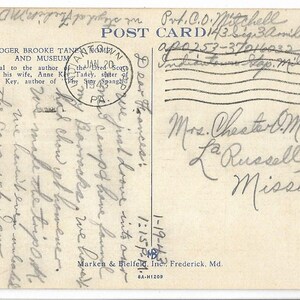 Five 1942 and 1943 Postcards Mailed by Soldier 143 Signal 3rd Armored ...
