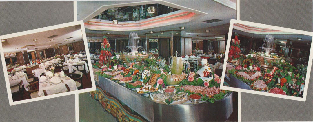 The Scandia Restaurant Hotel Picadilly New York City Two Double Size ...