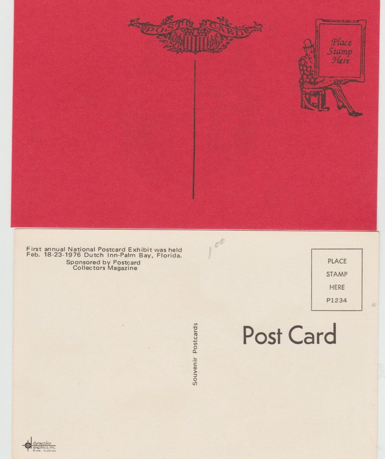 Postcard Shows Ten 1980s Postcards - Etsy