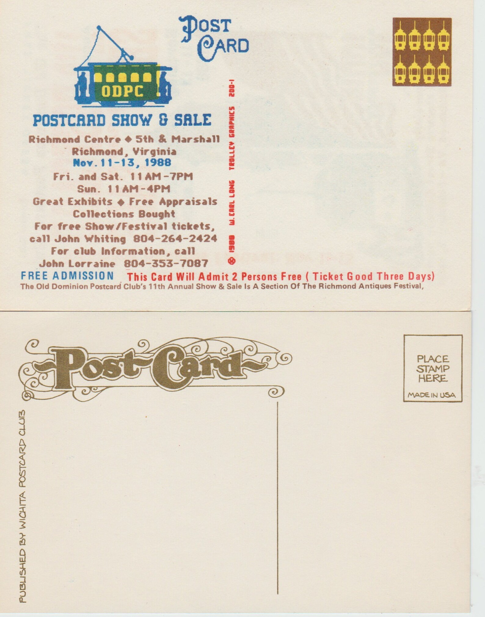 Postcard Shows Ten 1980s Postcards - Etsy