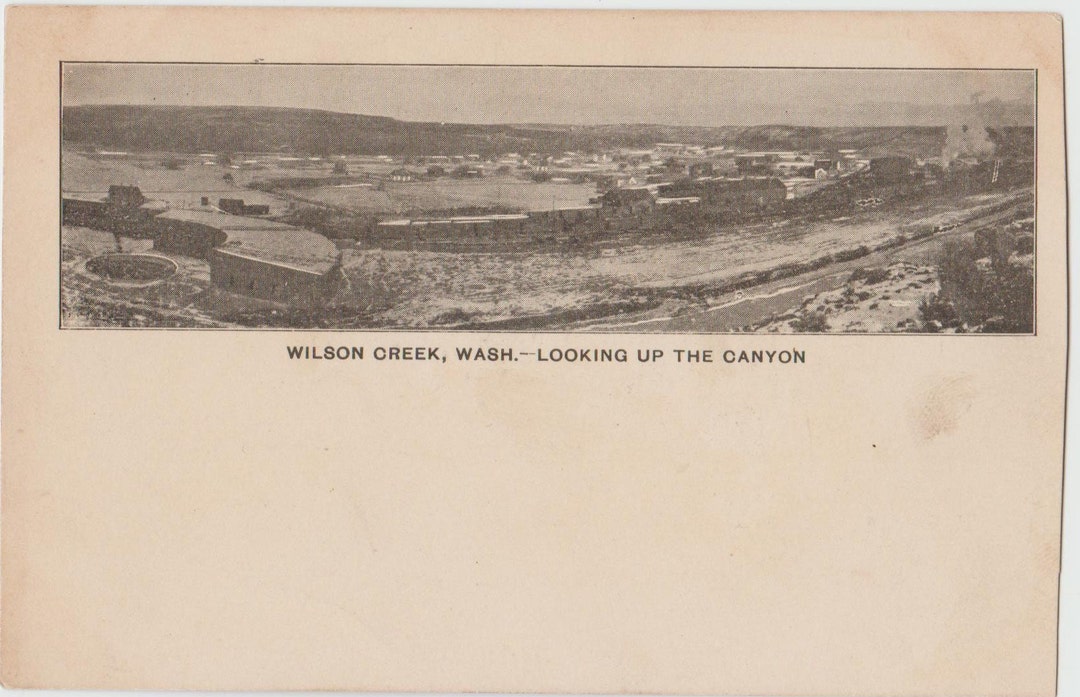 Wilson Creek Wa Rare Postcard and Five More Washington State Postcards ...