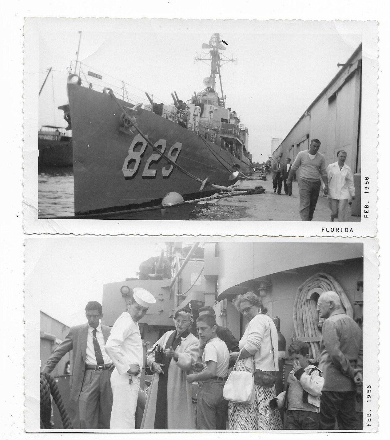 Four 1956 Original Photographs of US Navy Ships - Etsy