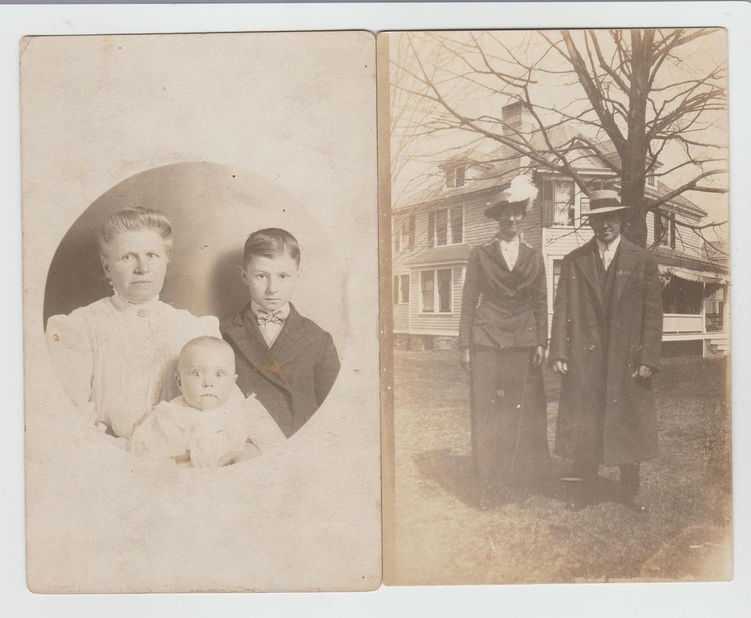Two Early 1900s RPPC Named People Mansfield Pa Mable Barrett and Jane ...
