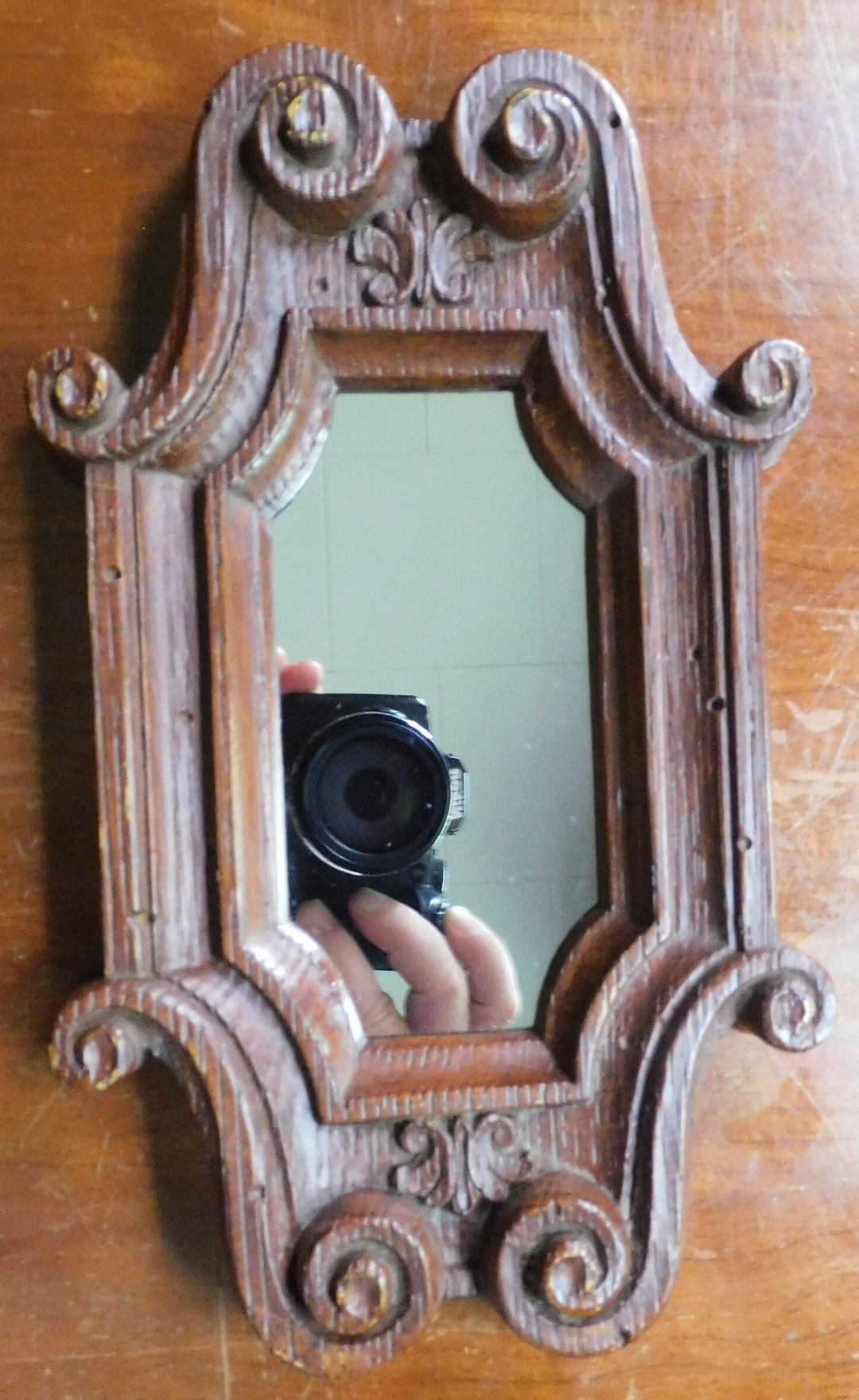 1978 Dart Industries Wall Hanger Mirror in Plastic Frame - Etsy