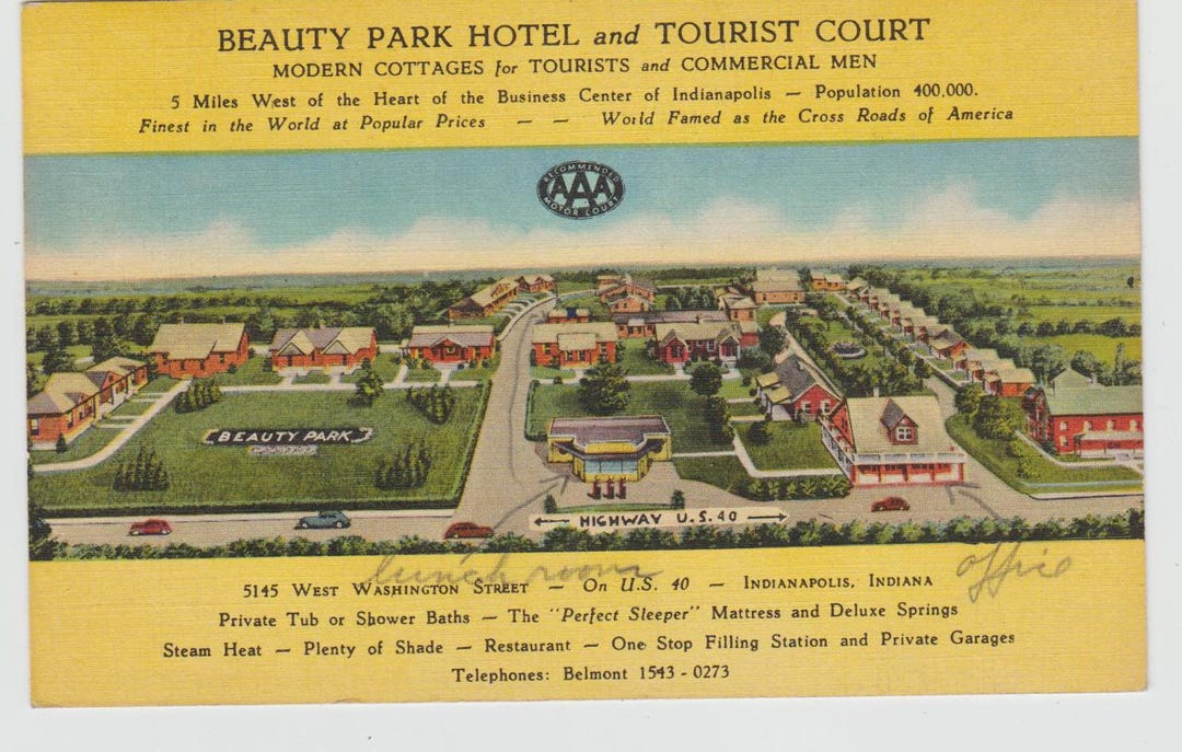 Indiana Four Vintage Postcards - Etsy