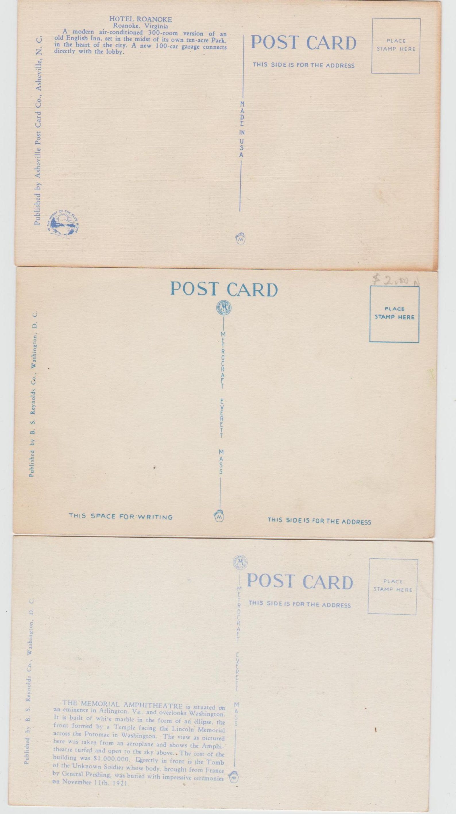 Virginia Fifteen Vintage Postcards 1930s - 1950s - Etsy