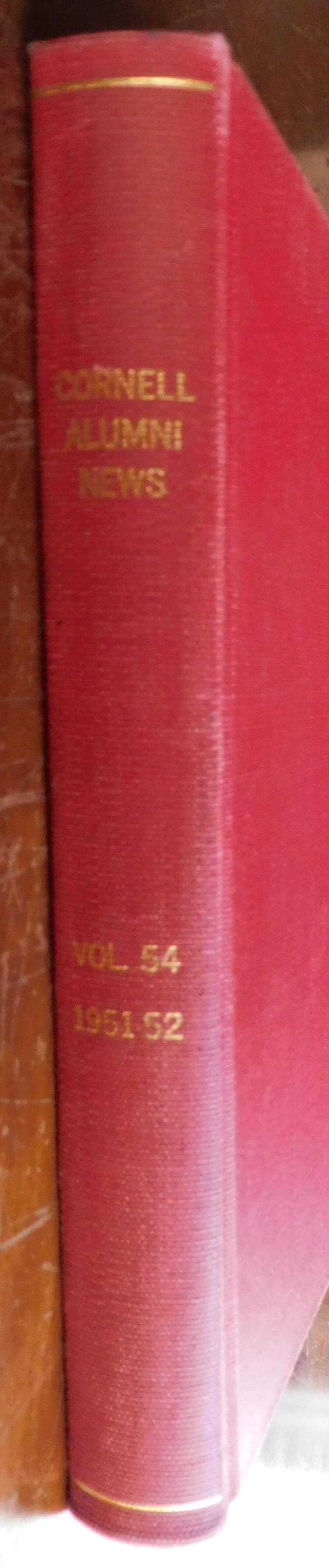 Cornell Alumni Magazine Sixteen Bound Issues 1951 1952 - Etsy