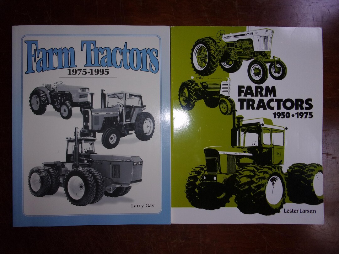 Farm Tractors Books 1950 - 1975 and 1975- 1995 - Etsy