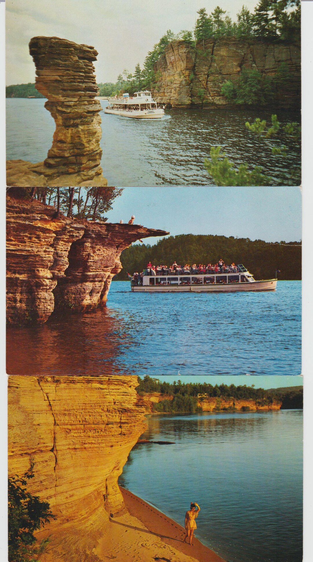 Wisconsin Fifteen Postcards 1950s - 1970s - Etsy